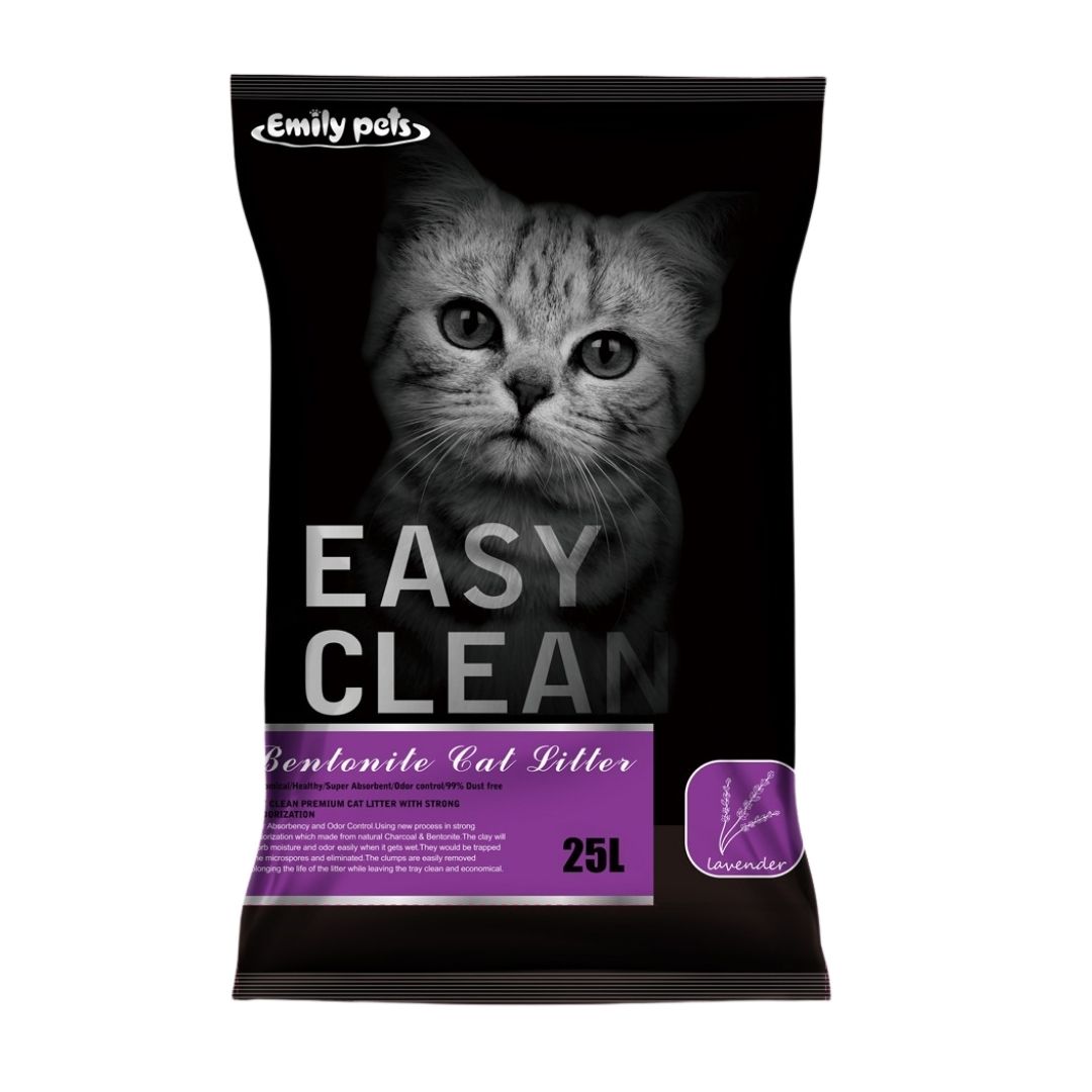 Arena Sanitaria Easy Clean LAVANDA 20 Kg - Motitas Pets Spa.